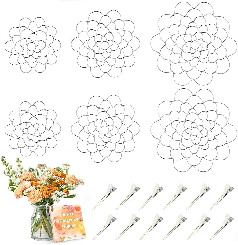 Flower Arranger Holder, Floral Arrangement Holder Bouquet Twister ...