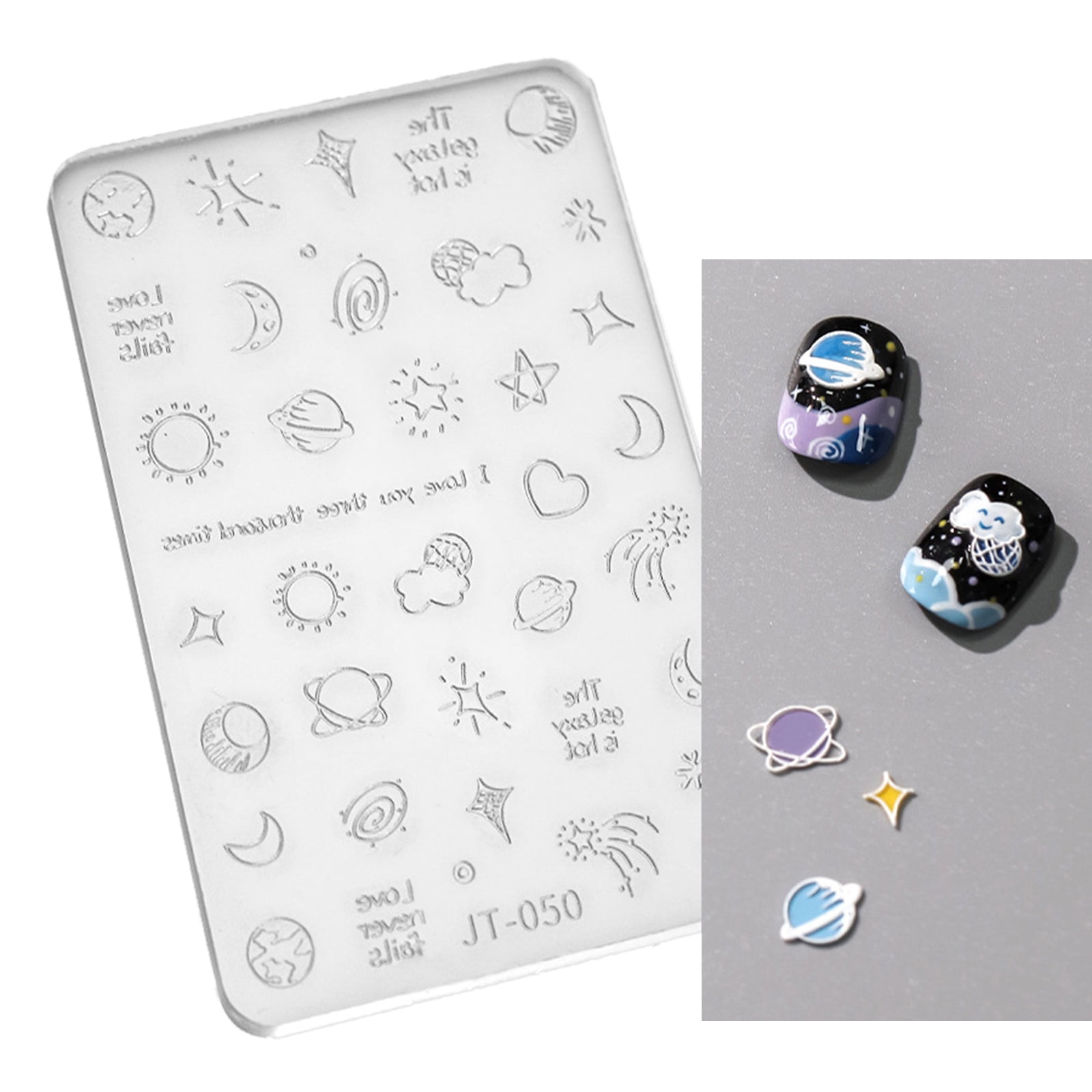 Flower Art Silicone Mold Butterfly Embossing Gel Print Stencil Carving ...