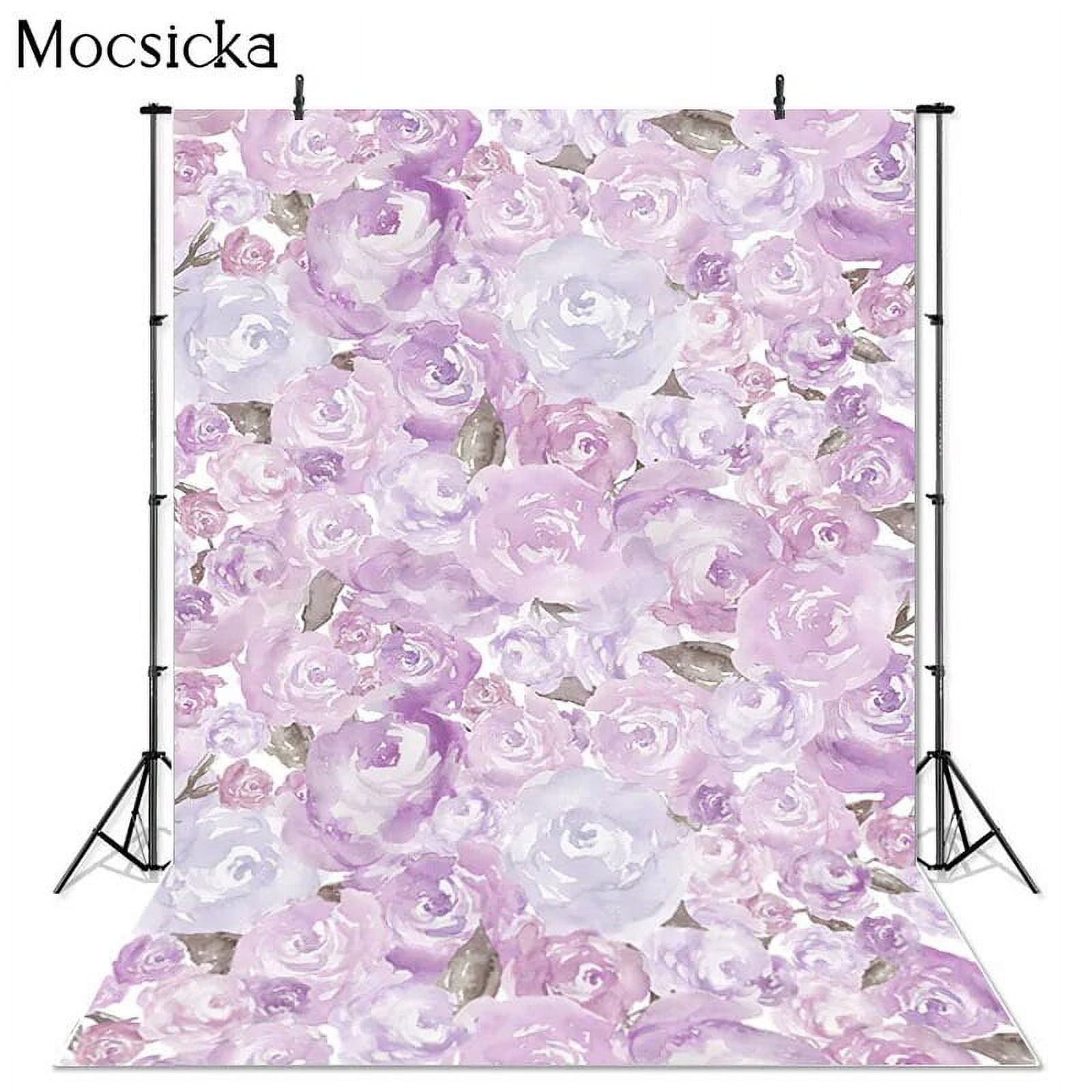 Flower Backdrop White Rose Bridal Shower Newborn Baby Photo Booth ...