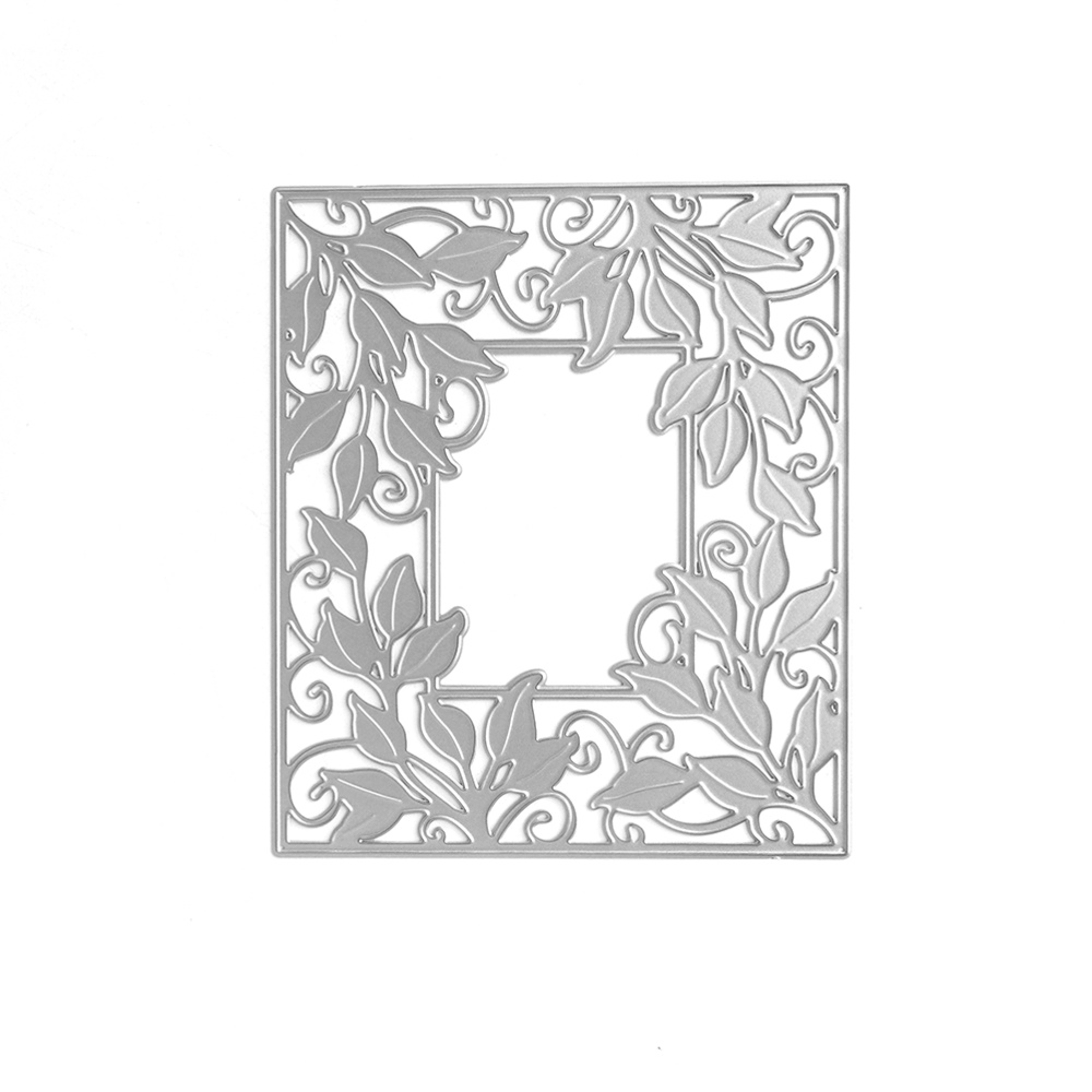 Flower Background Frame Metal Cutting Die Perfect for Scrapbooking, New ...