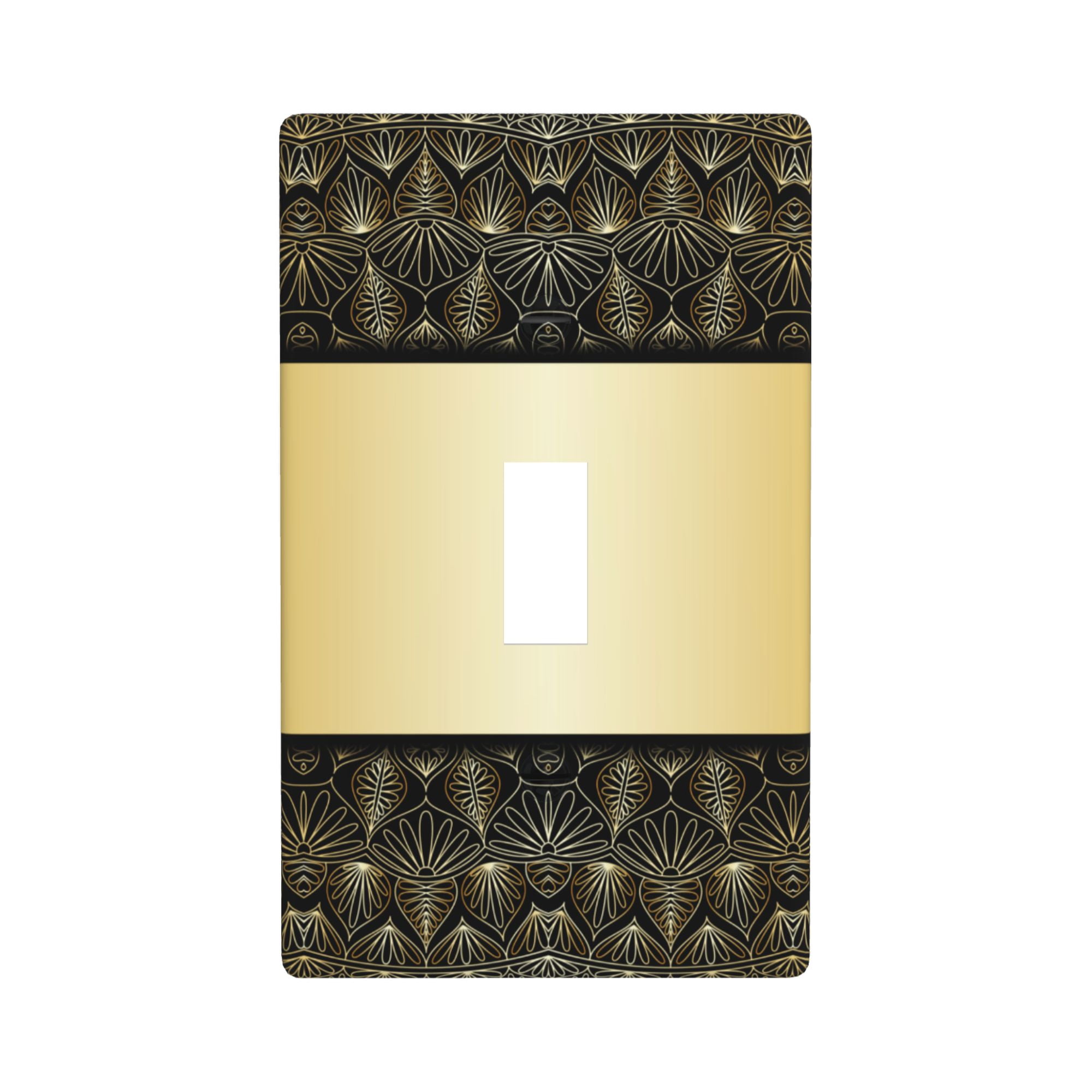 Flower Background Single Toggle Light Switch Plate Decorative Wall ...