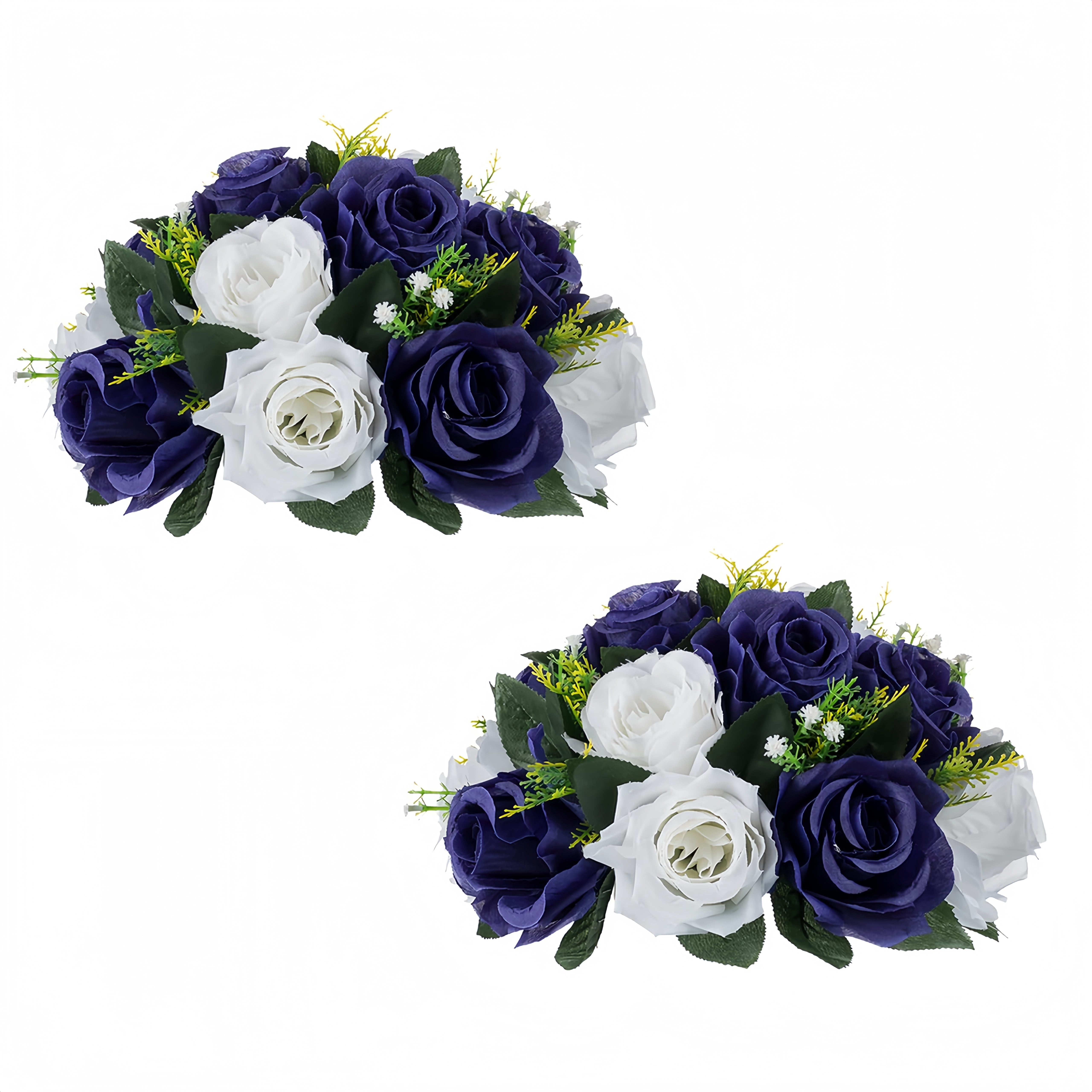 Flower Balls Wedding Rose Centerpieces, BAKIBO 2 Pcs Fake Flowers ...