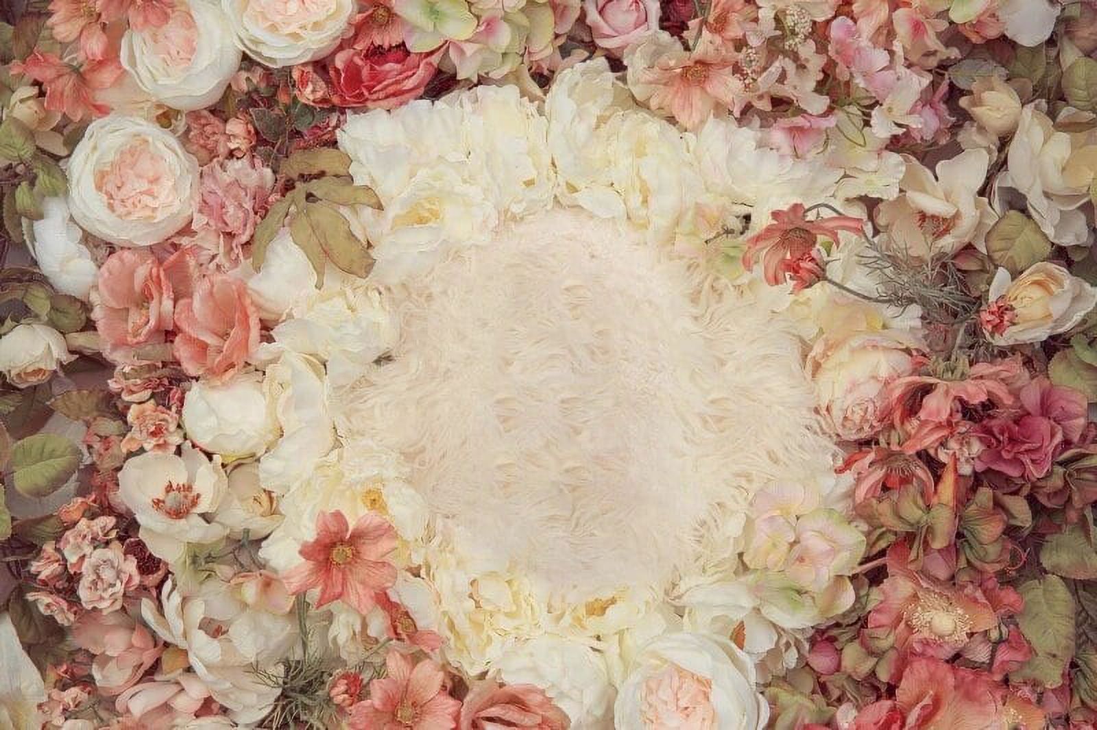 Flower Bed Newborn Photocall Backdrop Spring Floral Maternity Infant ...