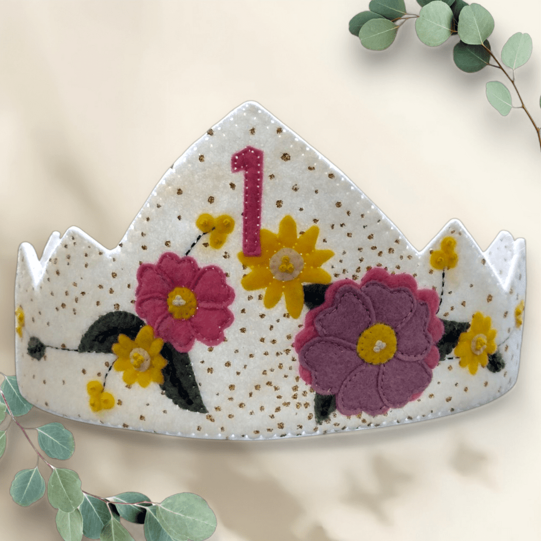 Flower Birthday Crown Kit | DIY Felt Birthday Crown | Birthday Crafts ...