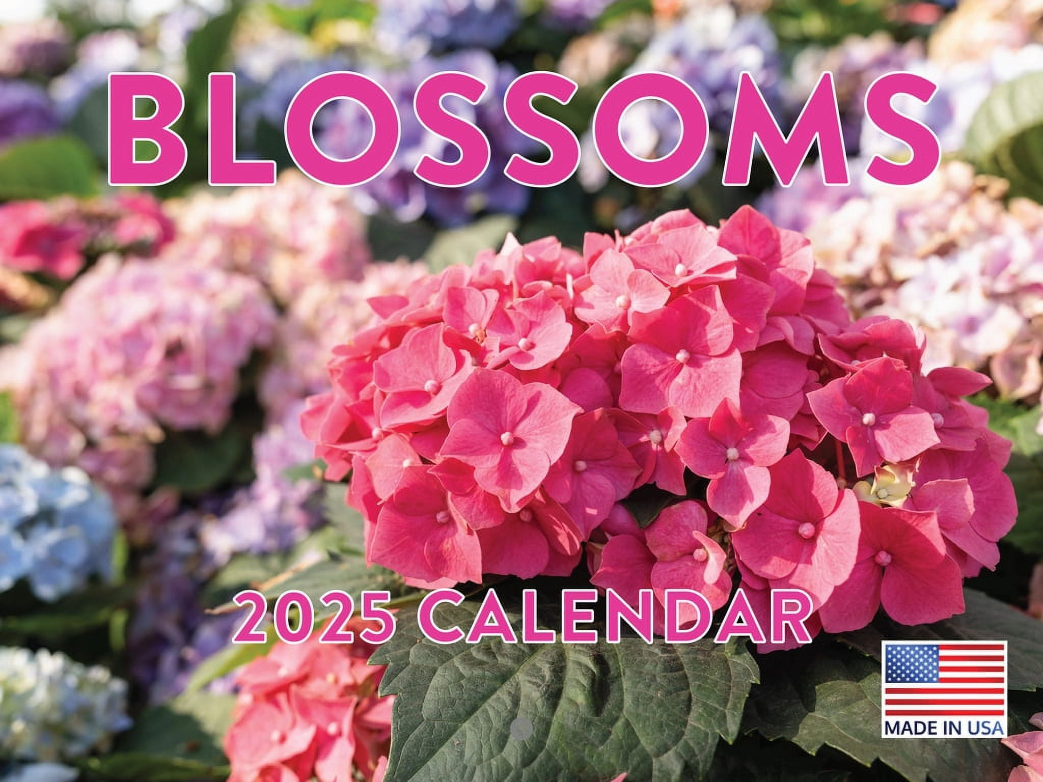 Flower Blossom Calendar 2025 Wall Floral Monthly Wall Calender 12 Month ...
