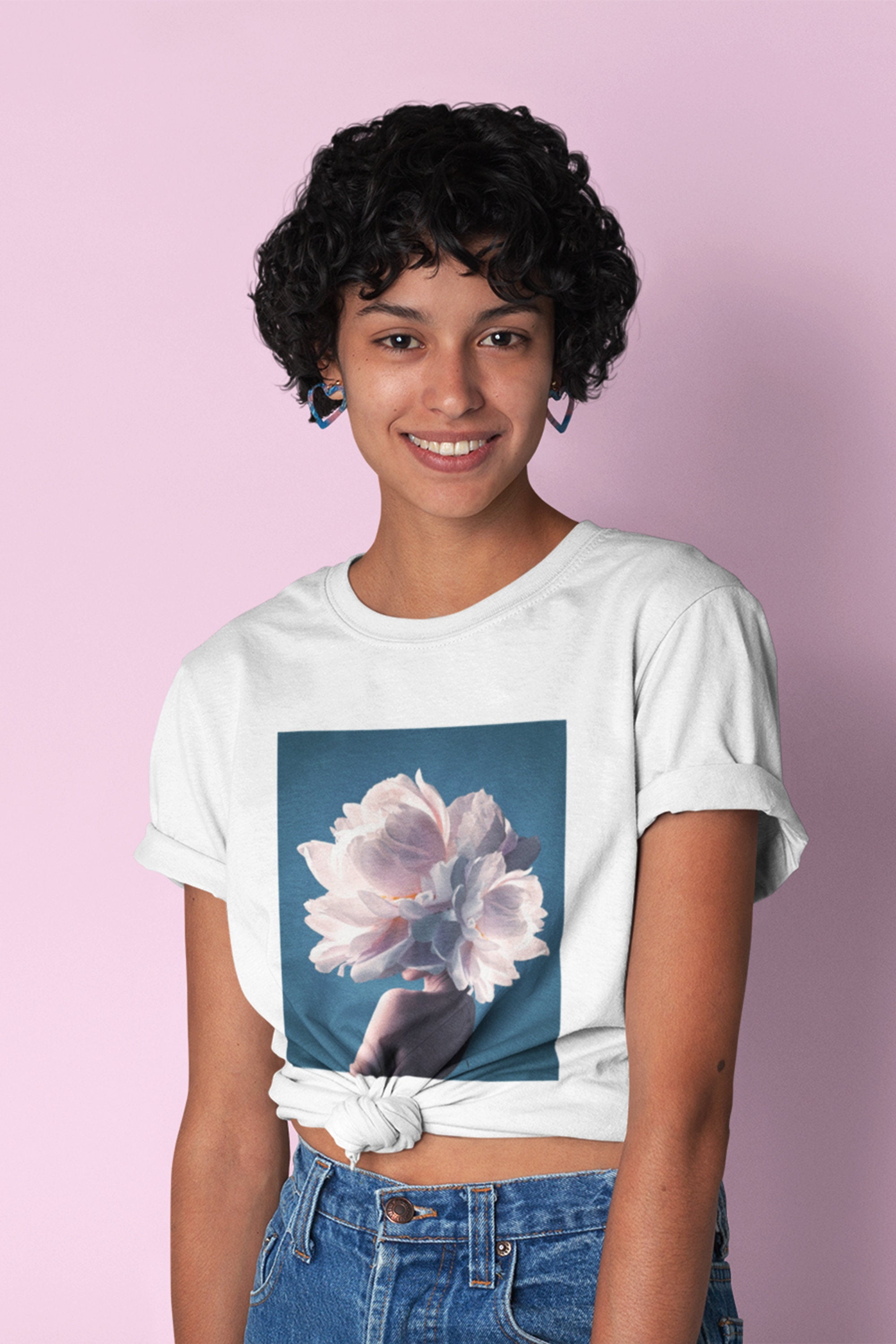 Flower - Body Aesthetic T-Shirt - Art Shirt - Aesthetic Clothing ...