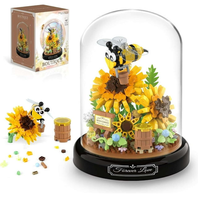 Flower Bouquet Building Sets,548 PCS Mini Bricks Building Blocks Toy ...