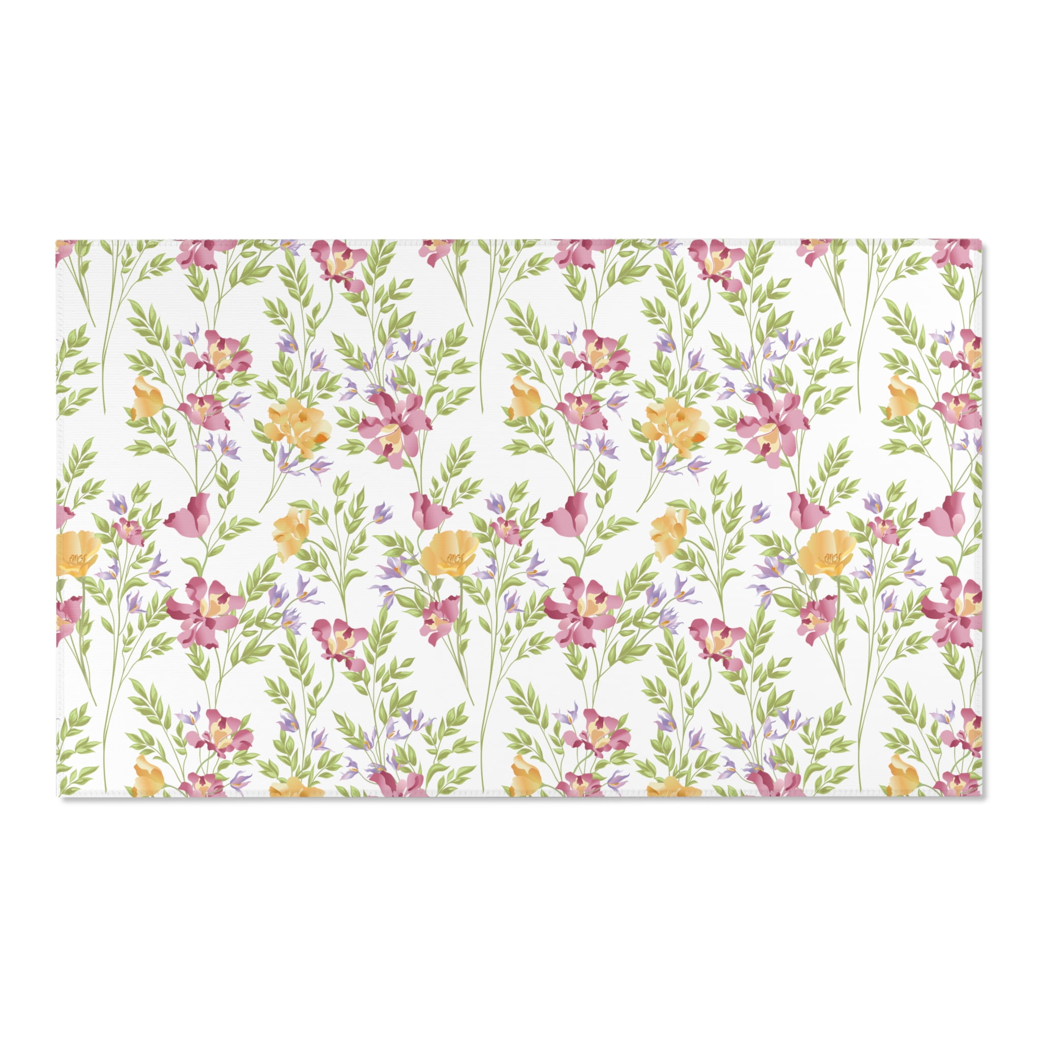 Flower Bouquet Floral Design - Area Rug - Walmart.com