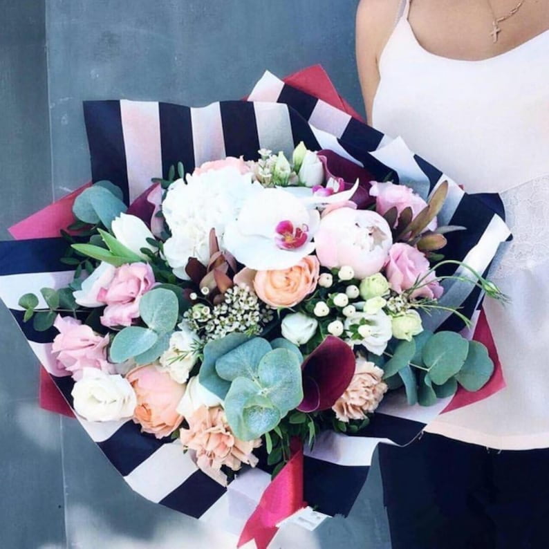 Flower Bouquet Paper Wrapping Paper for Make Your Own Bouquet Station ...