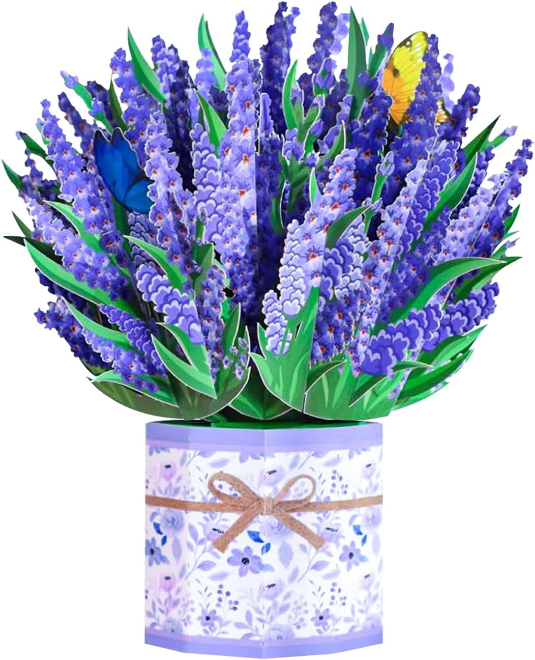 Flower Bouquet Pop Up Card, Flower 3D Greeting Card for Any Occasion ...