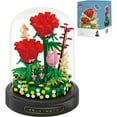 Flower Bouquet Set,Mini Bricks Botanical Collection Flowers Building ...