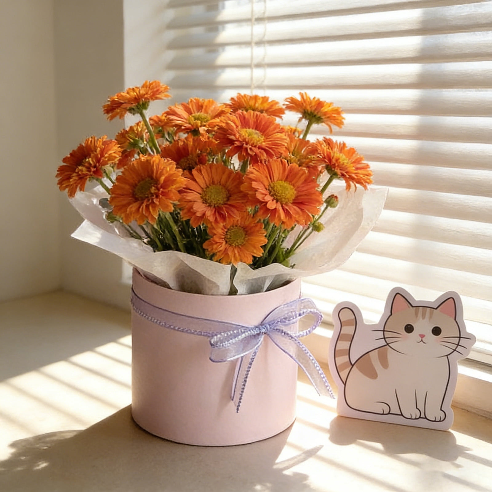 Flower Box Round Cardboard Boxes Wedding Party Rose Flower Packaging ...