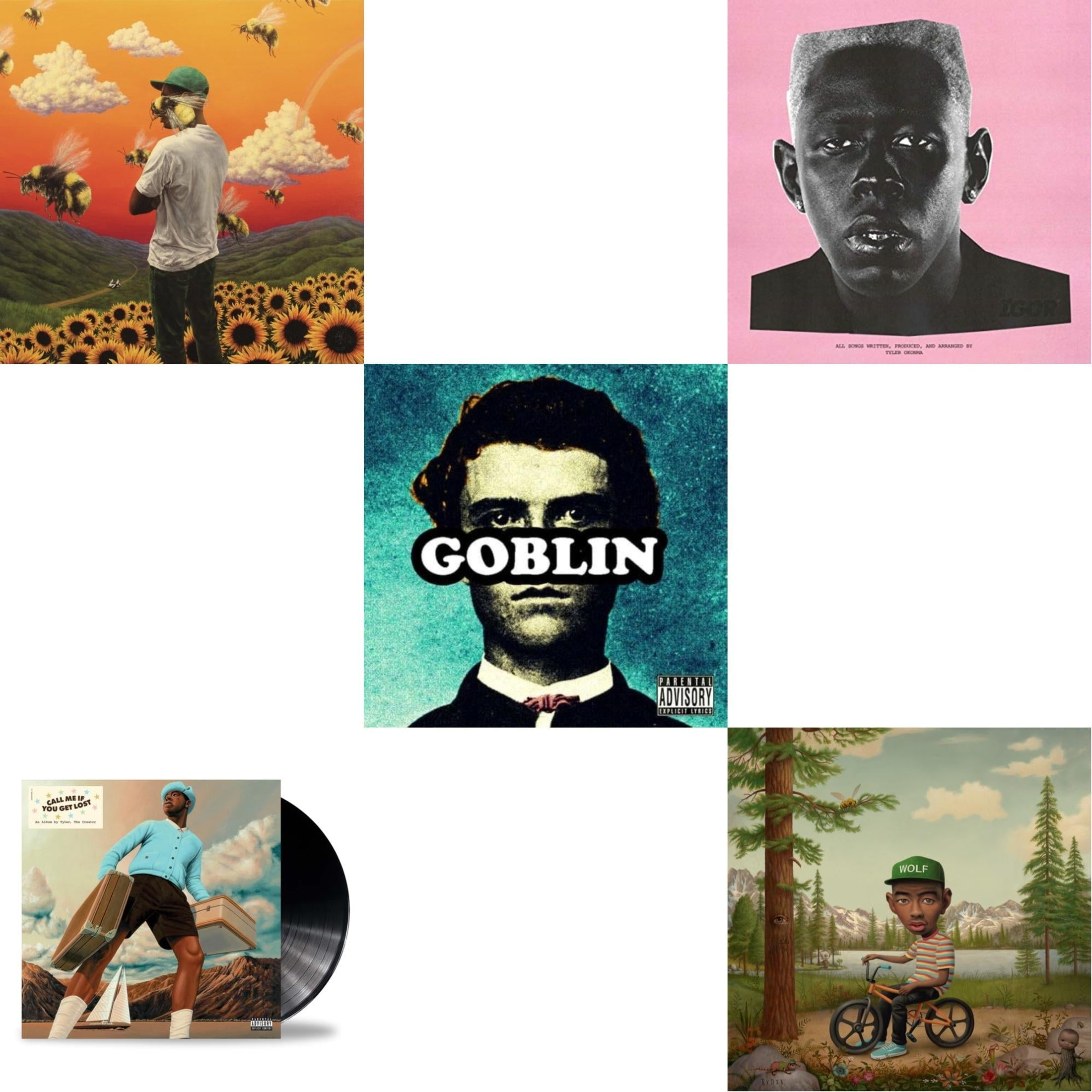Flower Boy (2LP/150G) & Call Me If You Get Lost (X) (2LP) & Goblin ...