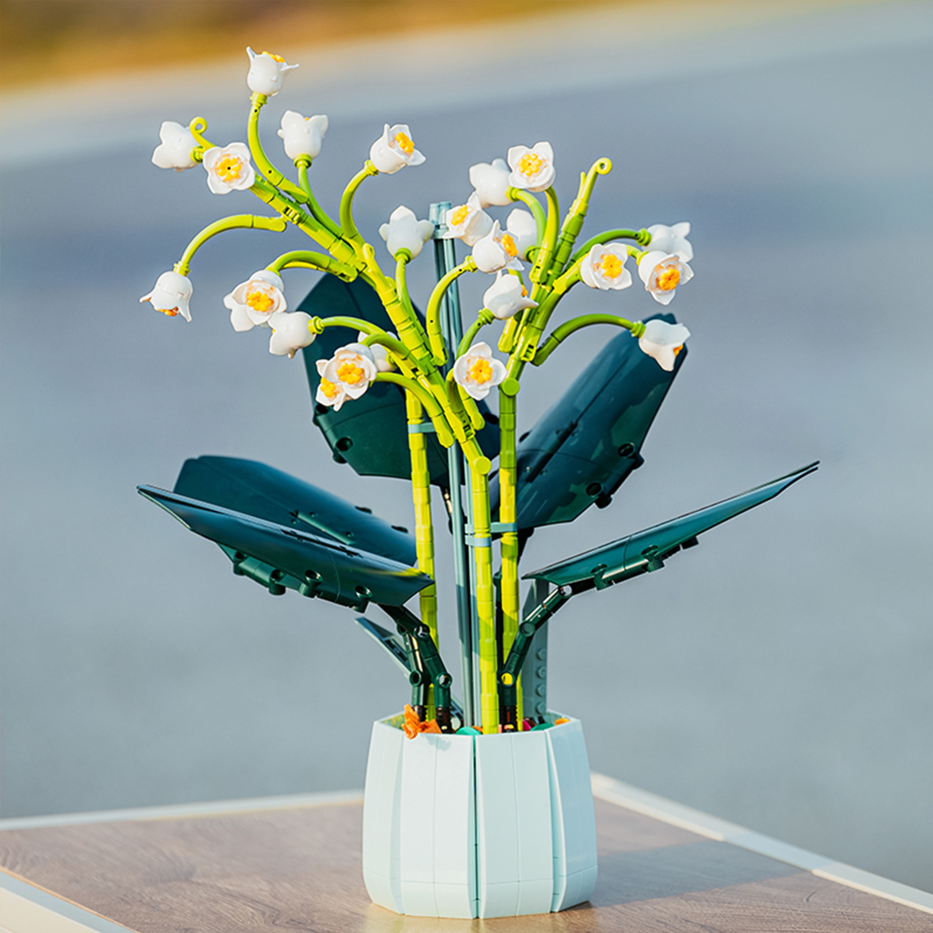 Flower Building Block Set Lily of the Valley Bouquet Bonsai Building ...