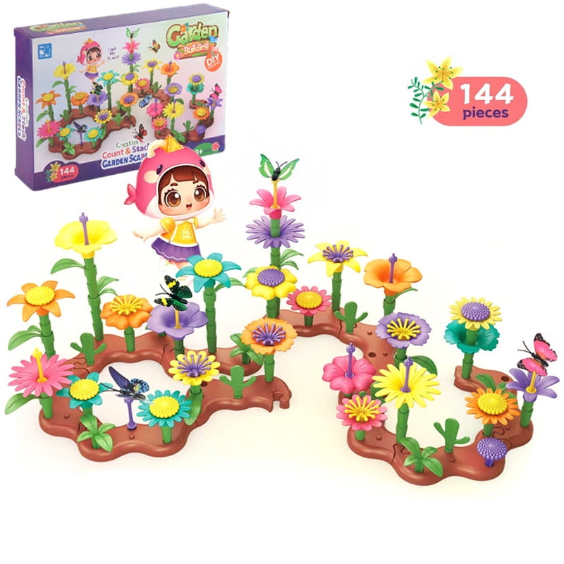 Flower Building Toy Set, Flower Garden Building Toys for Girls Boys 3 4 ...