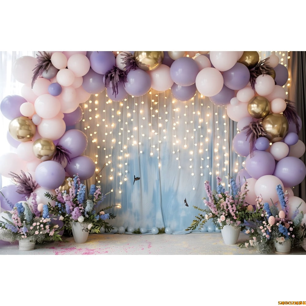 Flower Butterfly Balloon Backgrounds Custom Kids Adults Portrait ...