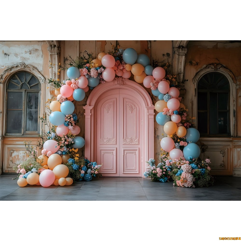 Flower Butterfly Balloon Backgrounds Custom Kids Adults Portrait ...