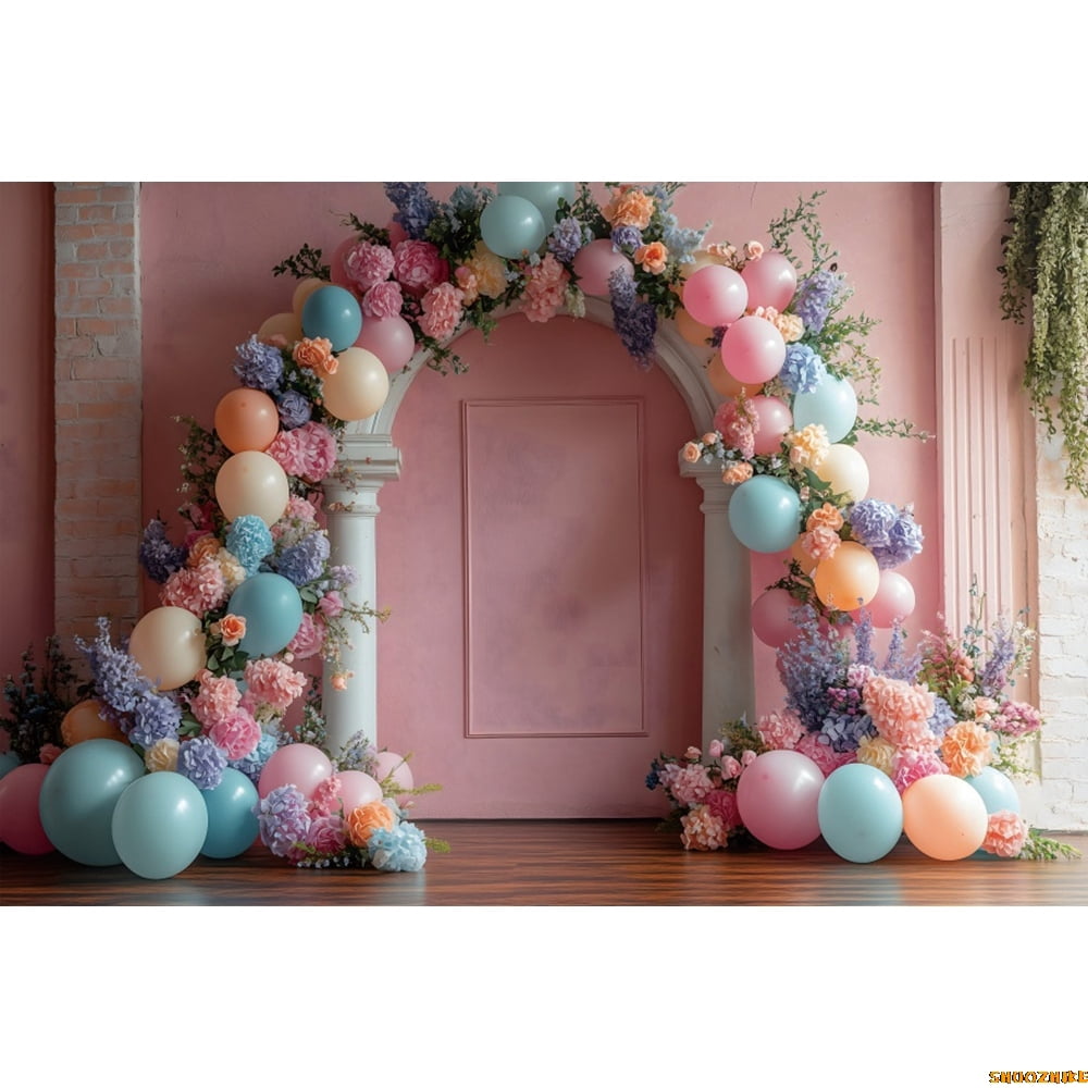 Flower Butterfly Balloon Backgrounds Custom Kids Adults Portrait ...