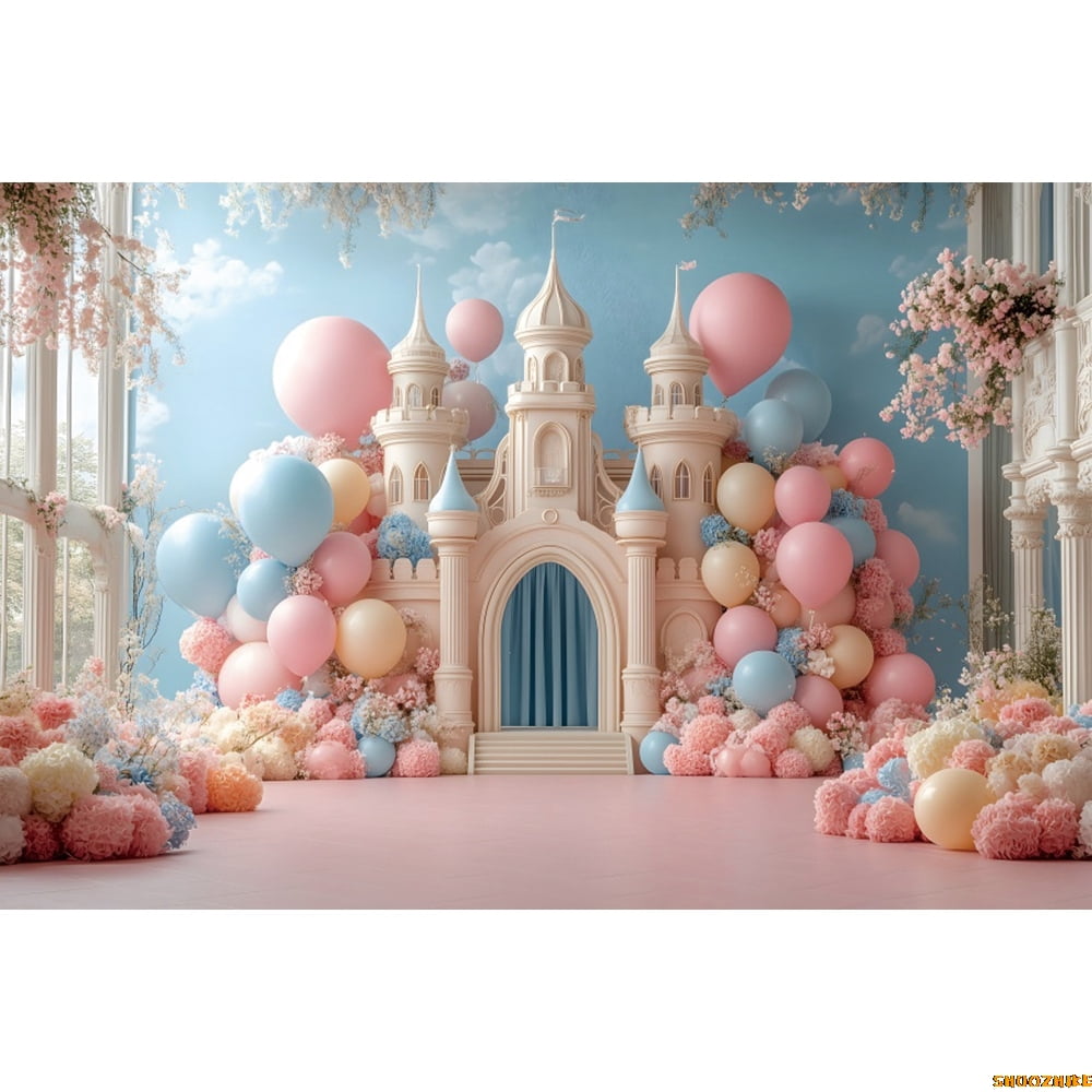 Flower Butterfly Balloon Backgrounds Custom Kids Adults Portrait ...