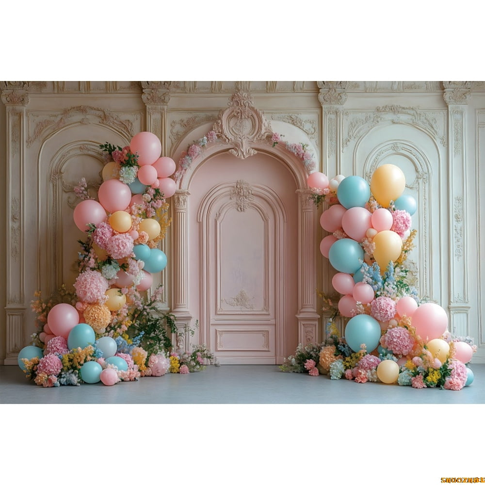 Flower Butterfly Balloon Backgrounds Custom Kids Adults Portrait ...