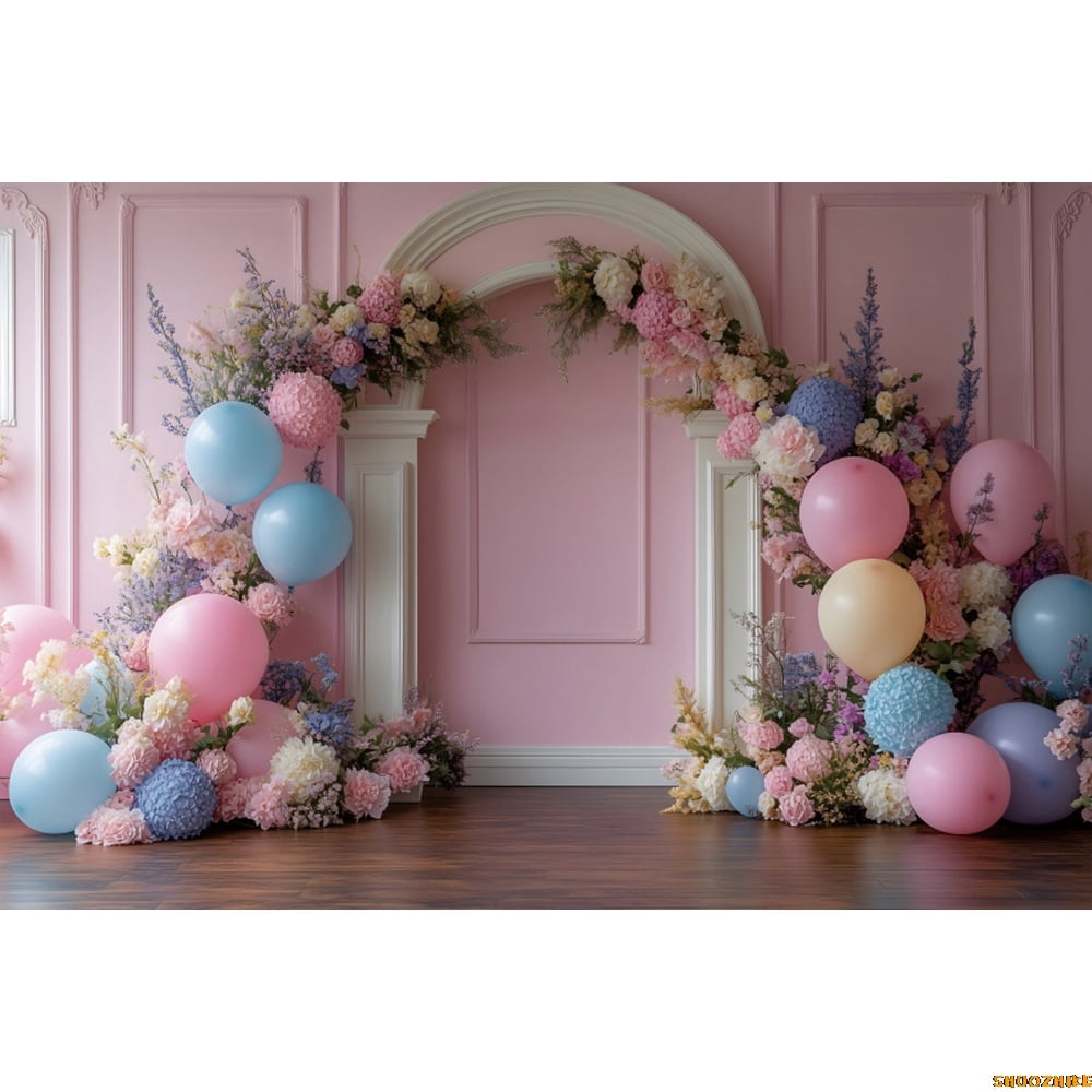 Flower Butterfly Balloon Backgrounds Custom Kids Adults Portrait ...
