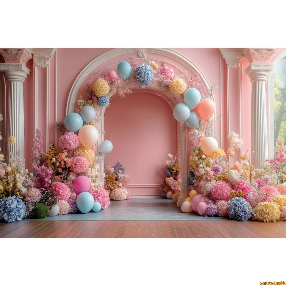 Flower Butterfly Balloon Backgrounds Custom Kids Adults Portrait ...