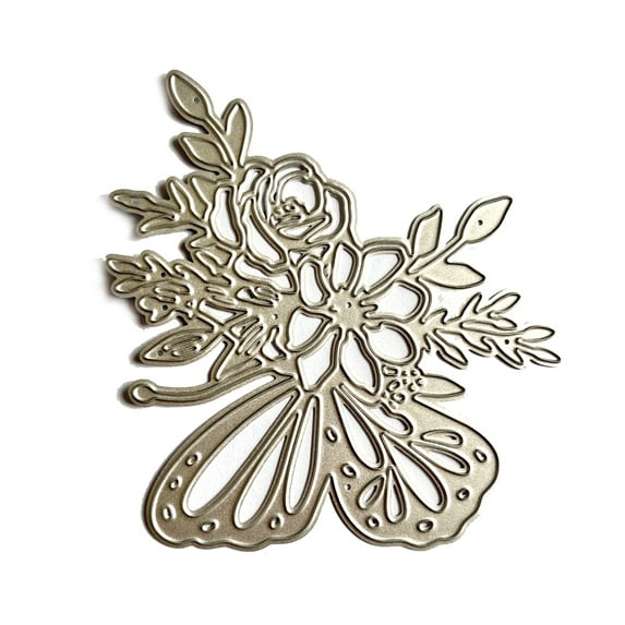 Flower Butterfly Metal Die Cuts Flowers Iris-Cutting Dies Stencils for ...