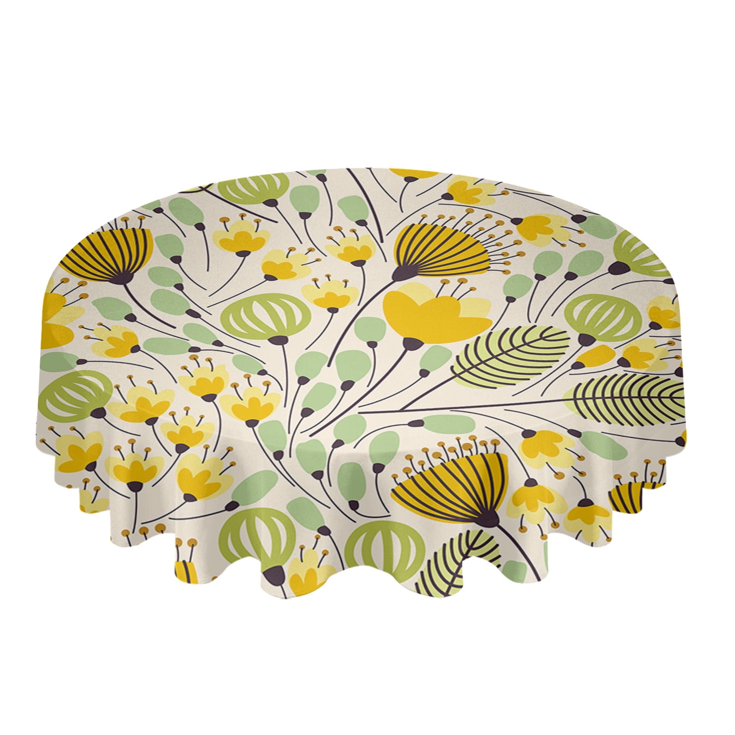 Flower Butterfly Wheat Ear Tablecloths for Dining Table Waterproof ...