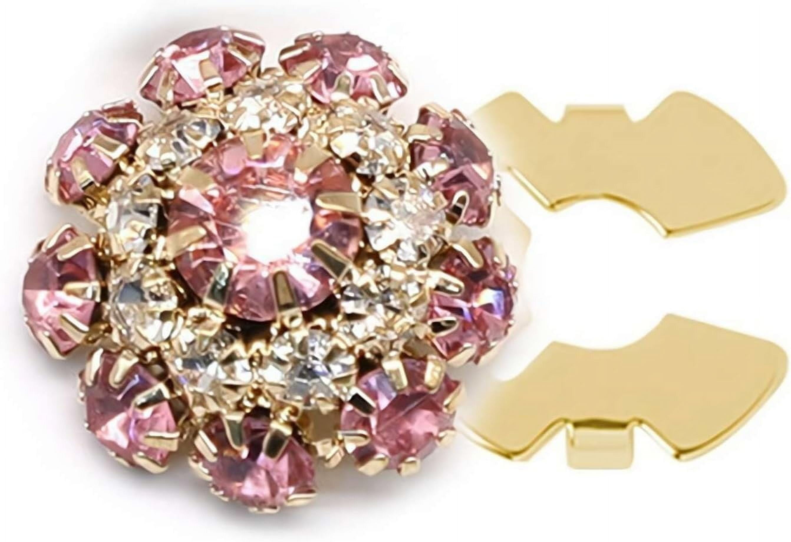 Flower Button Covers, Rhinestone Button Covers, Crystal Buttons for ...