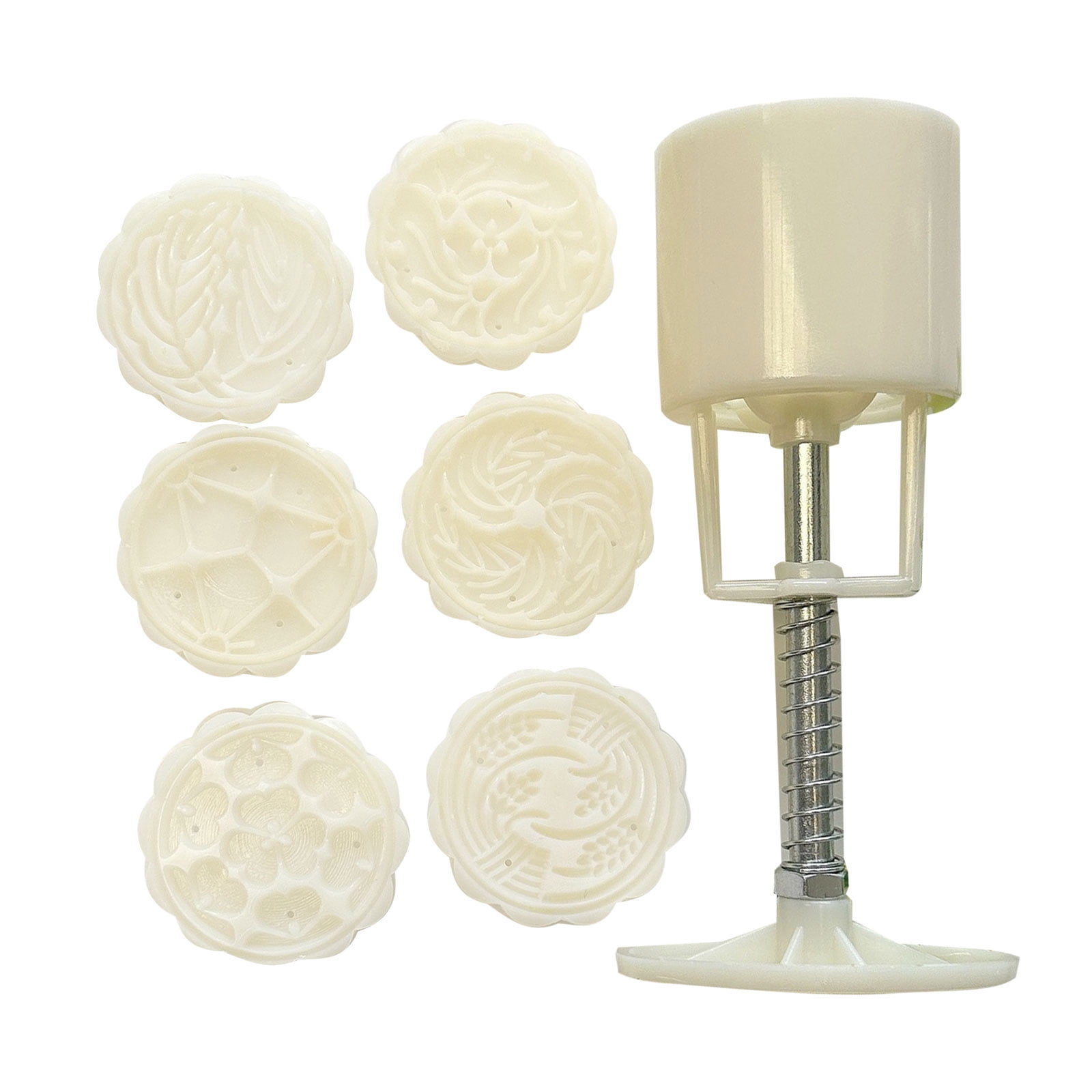 Flower Cakes Molds MidAutumn Festival Cakes Maker Cookie Stamp Hand ...