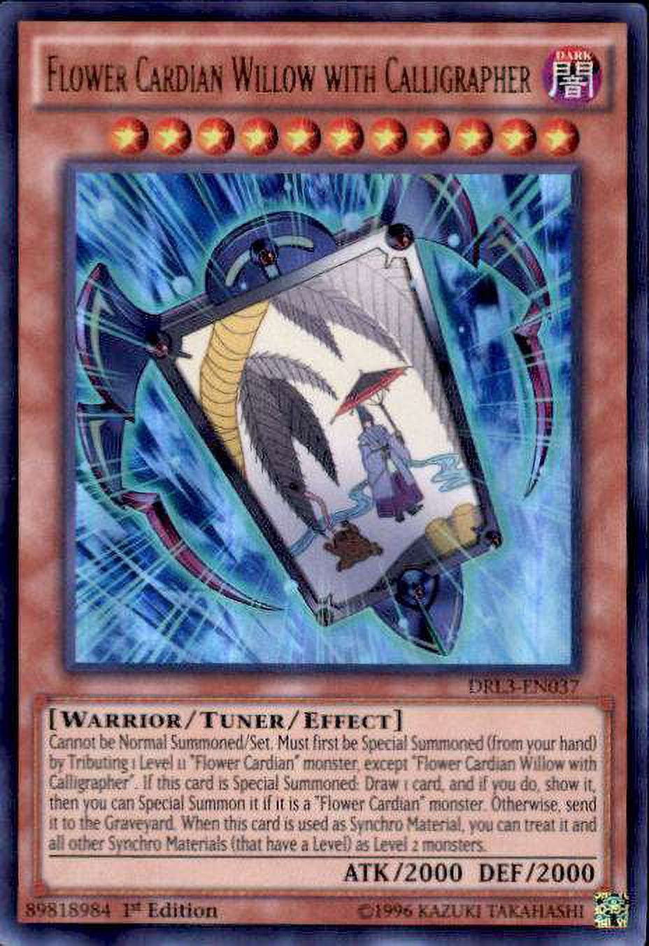 Flower Cardian Willow with Calligrapher DRL3-EN037 Yu-Gi-Oh - Walmart.com
