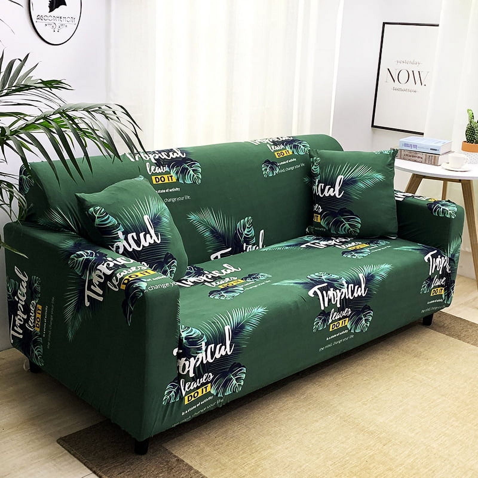 Flower Cartoon Sofa Cover Cover Four Seasons Stretch Sofa Cushion Cover ...