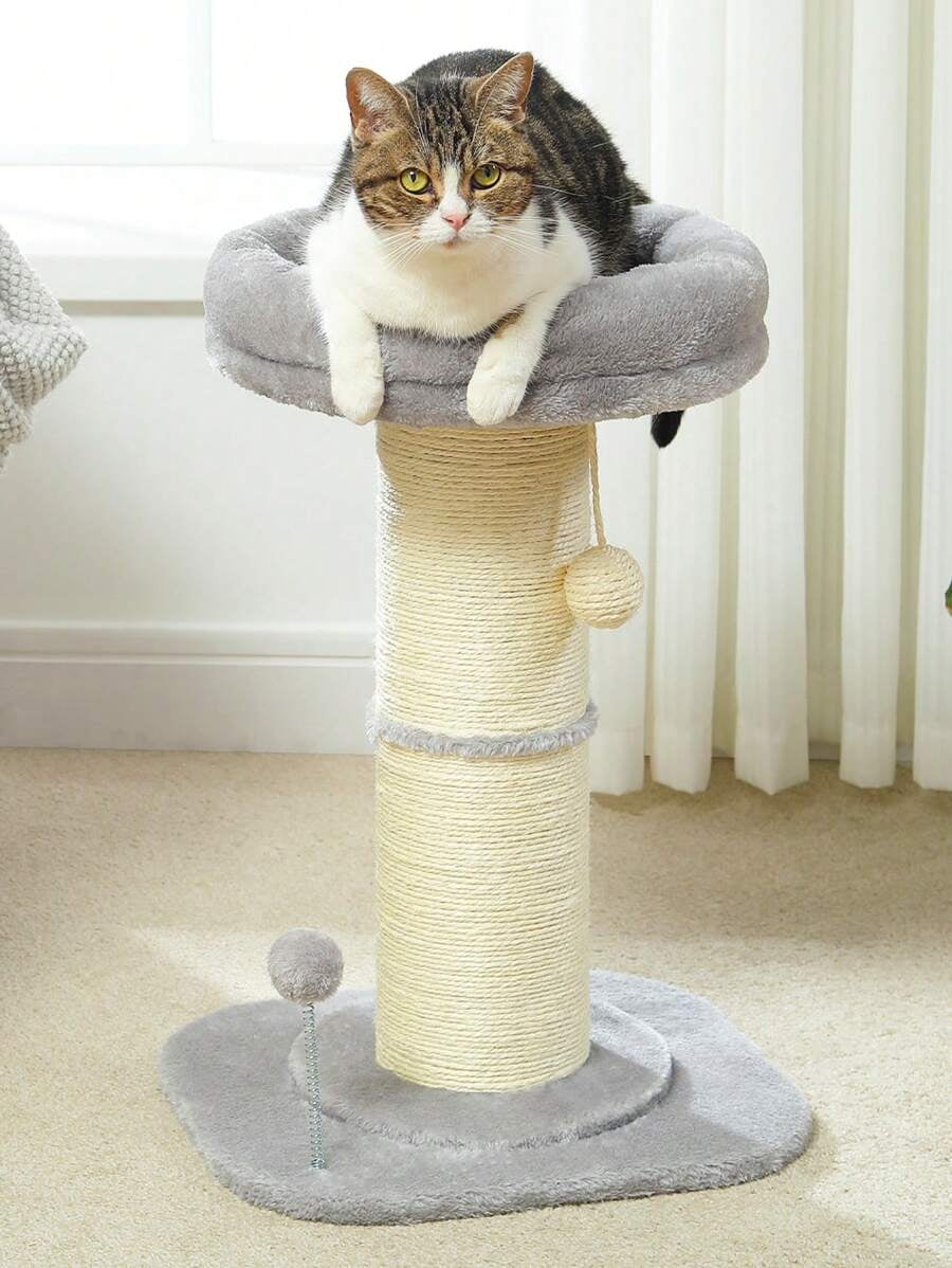 Flower Cat Scratching Post, Small Cat Tree, Tall Cat Scratcher For ...