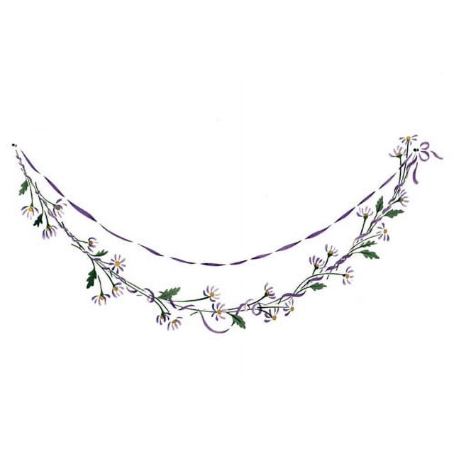 Flower Chain Wall Stencil - DEE900 by DeeSigns - Walmart.com