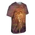 Flower Cheetah Mens T-Shirt All Over Print - Walmart.com