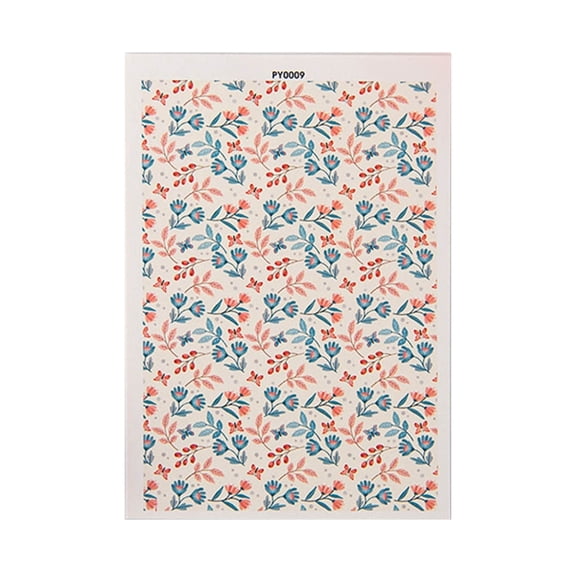 Flower Clay Water Transfer Paper for Clay Jewelry Making, Clay Water ...