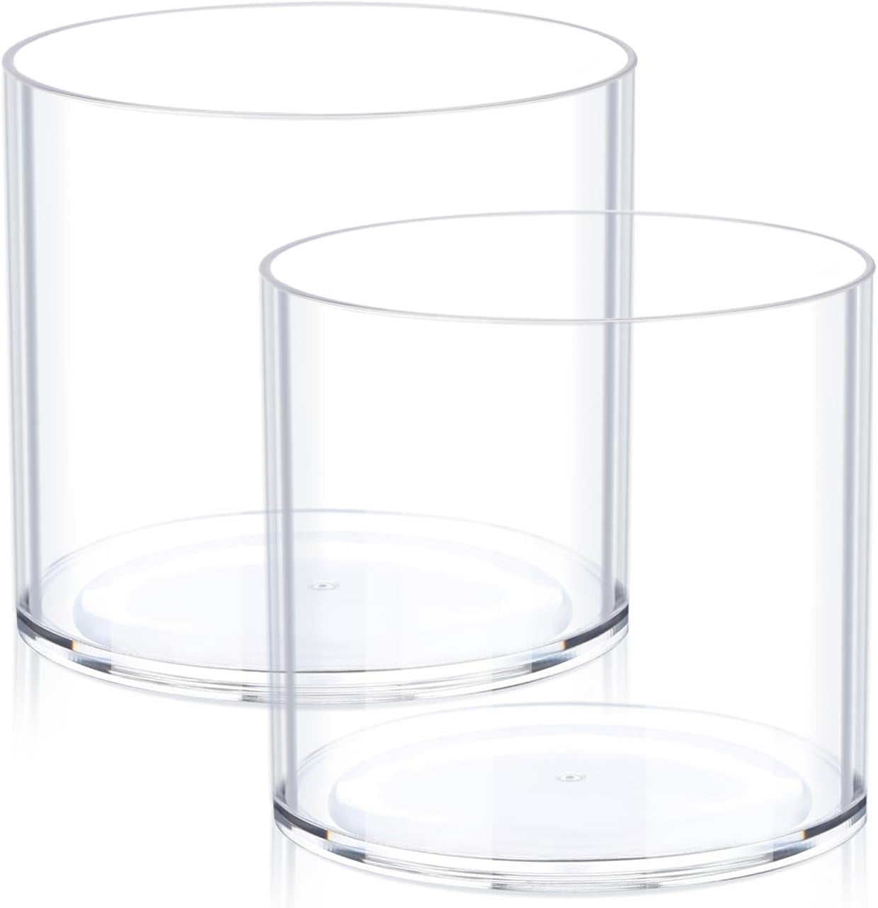 Flower Clear Vase Centerpiece for Home 1-Set of 2 Sizes, Wedding Party ...