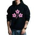 Flower Cluster Embroidered Delicate Hoodie - Walmart.com