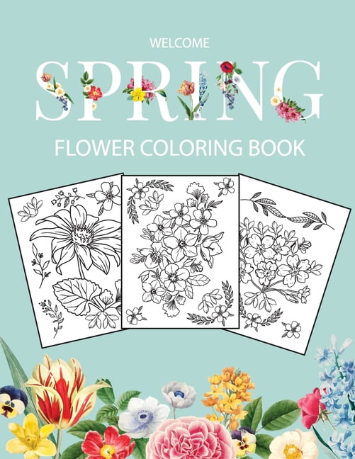 Spring Leaves Coloring Pages
