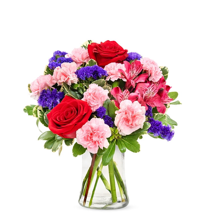 Flower Country - Bae Bouquet Small: Pink, Red, & Multicolor Fresh Cut ...