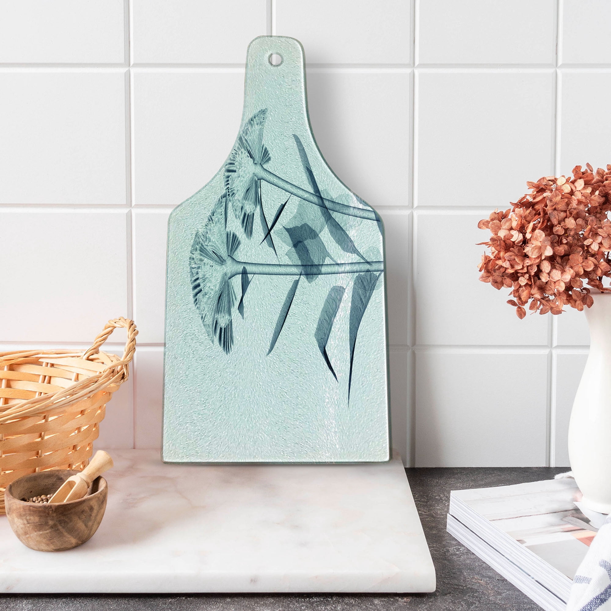 Flower Cutting Board, X-ray Image of Flower Floral Radiography Uv ...