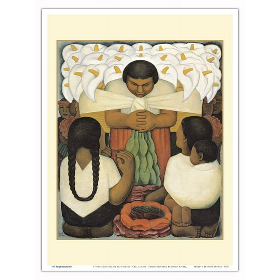 Flower Sellers (Vendedor de Flores) - Calla Lilies - From an Original ...