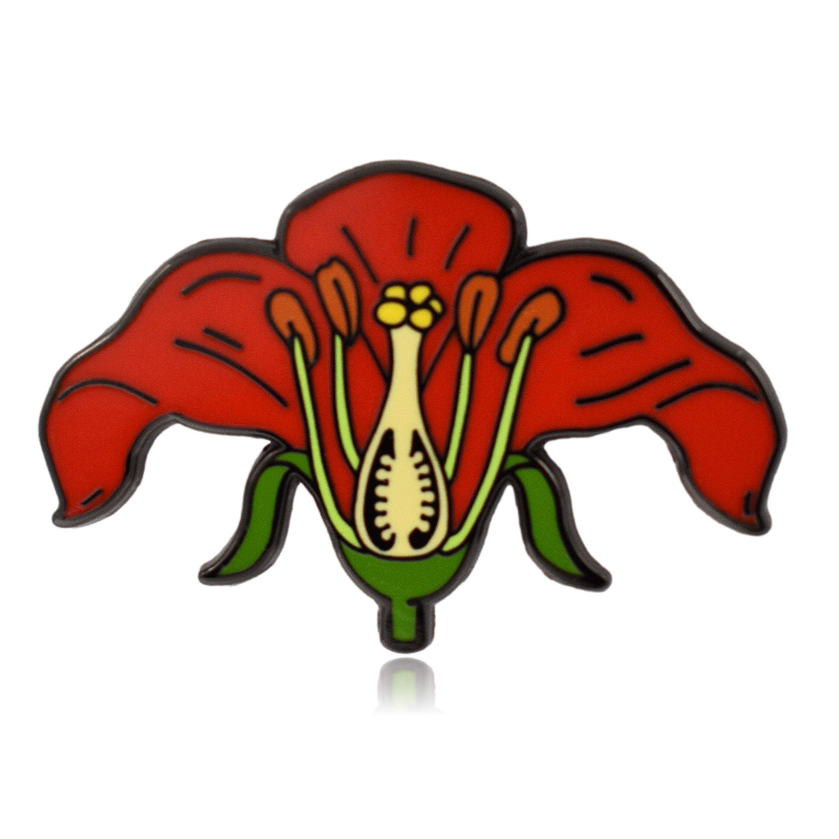 Flower Diagram Hard Enamel Pin | Clayton Jewelry Labs - Walmart.com