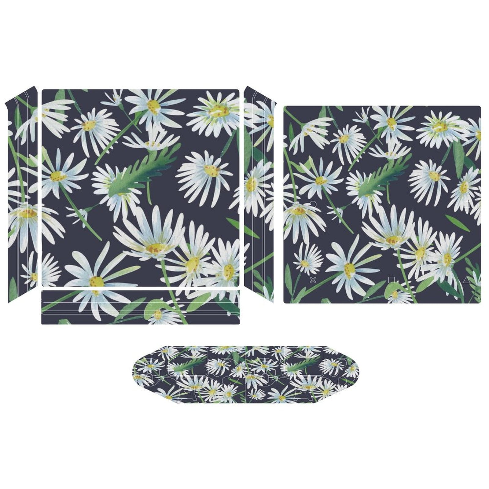 Flower Dress PS4 Pro/PS4 Slim Skin Sticker For Console And Controller ...