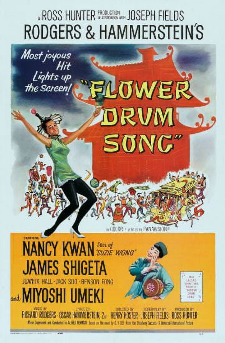 Flower Drum Song Movie Poster 24Inx36In (61Cm x 91Cm) Art Poster 24x36 ...