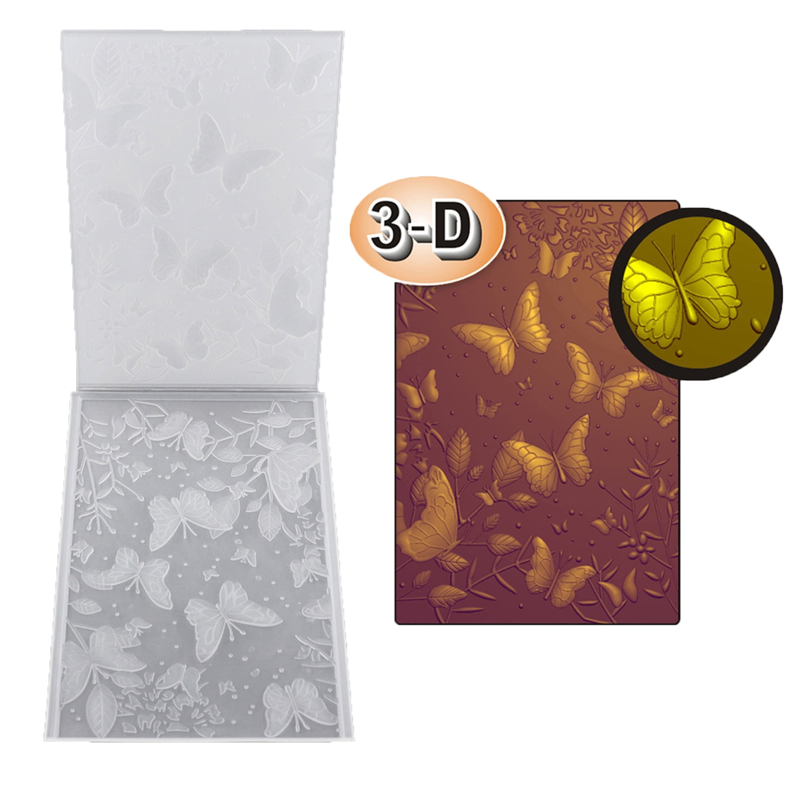 Flower Embossing Folder Stencil Plastic Embossing Template for ...