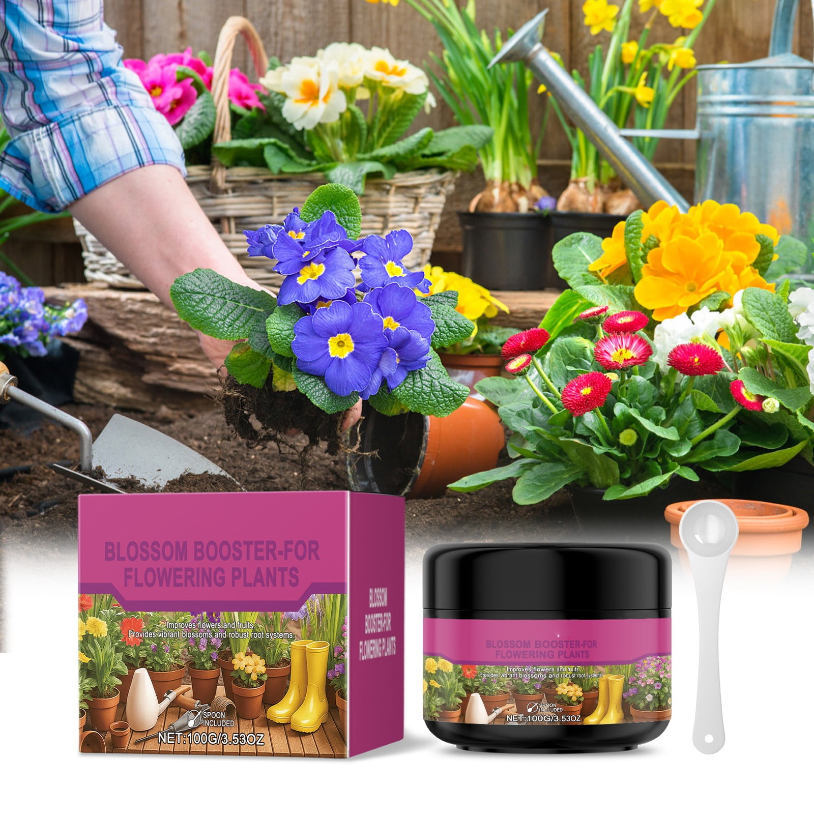 Flower Enhancement Powder, A For Plant Nutrition, Nitrogen, Phosphorus ...