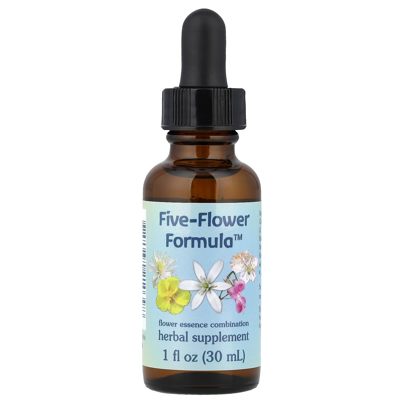 Flower Essence Services Five-Flower Formula Dropper 1 oz Liquid ...