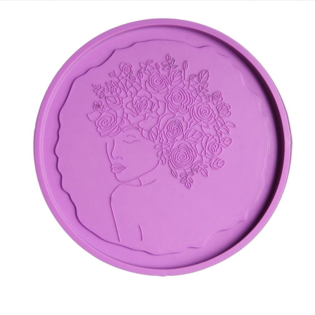Flower Fairy Tray Molds Fairy Maiden Resin Molds Beauty Silicone Molds ...