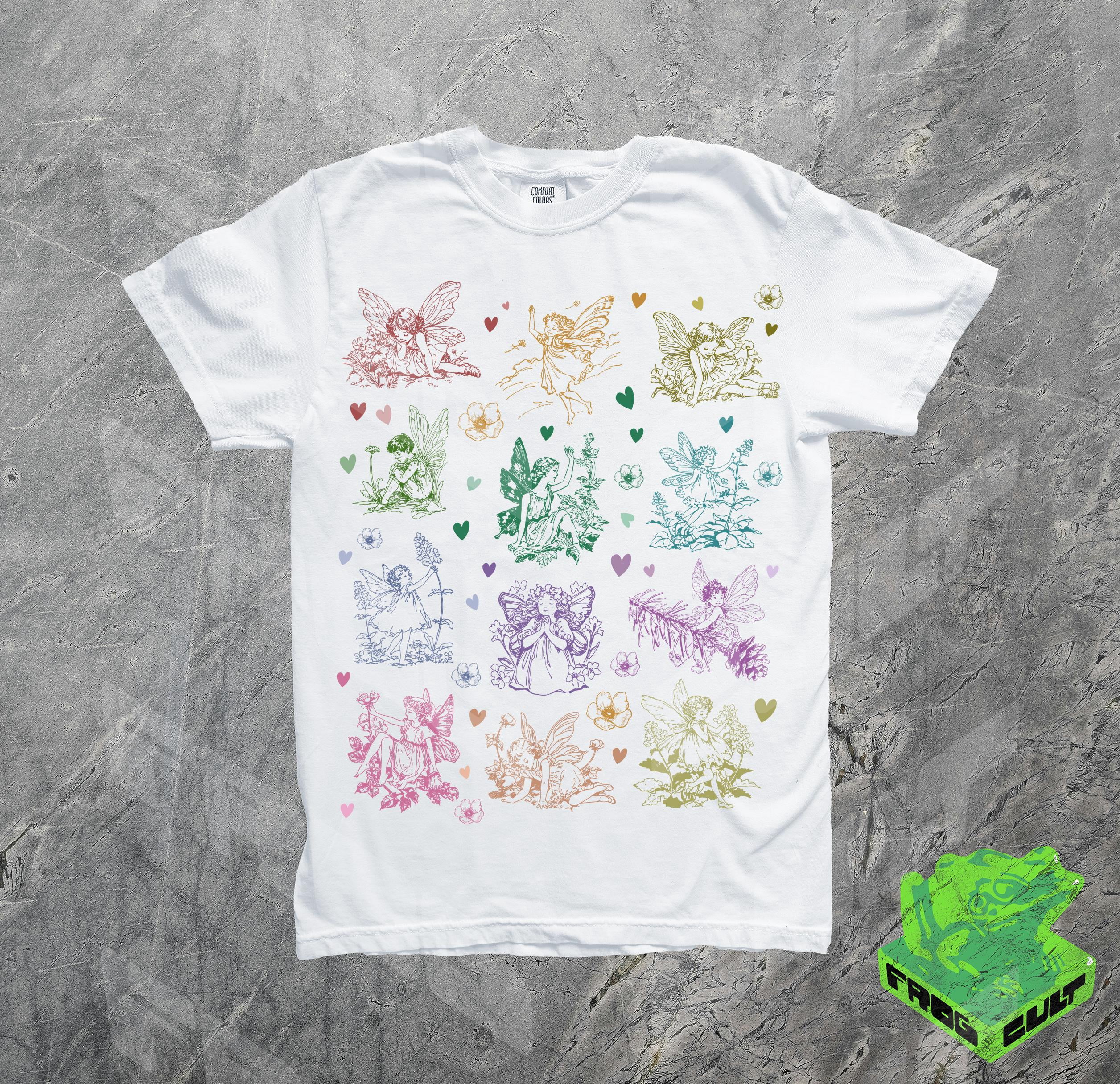 Flower Fairy Vintage Shirt – Cottagecore Fairycore, Coquette Gift for ...